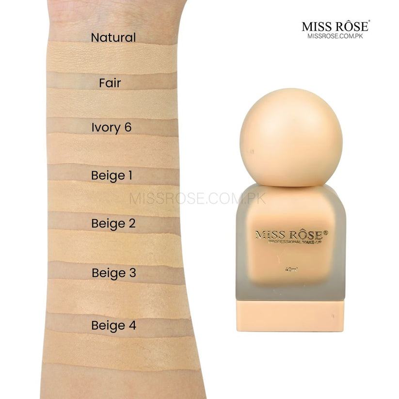 Miss Rose Perfect Fitting Skin Silky Foundation - Miss Rose Com Pk