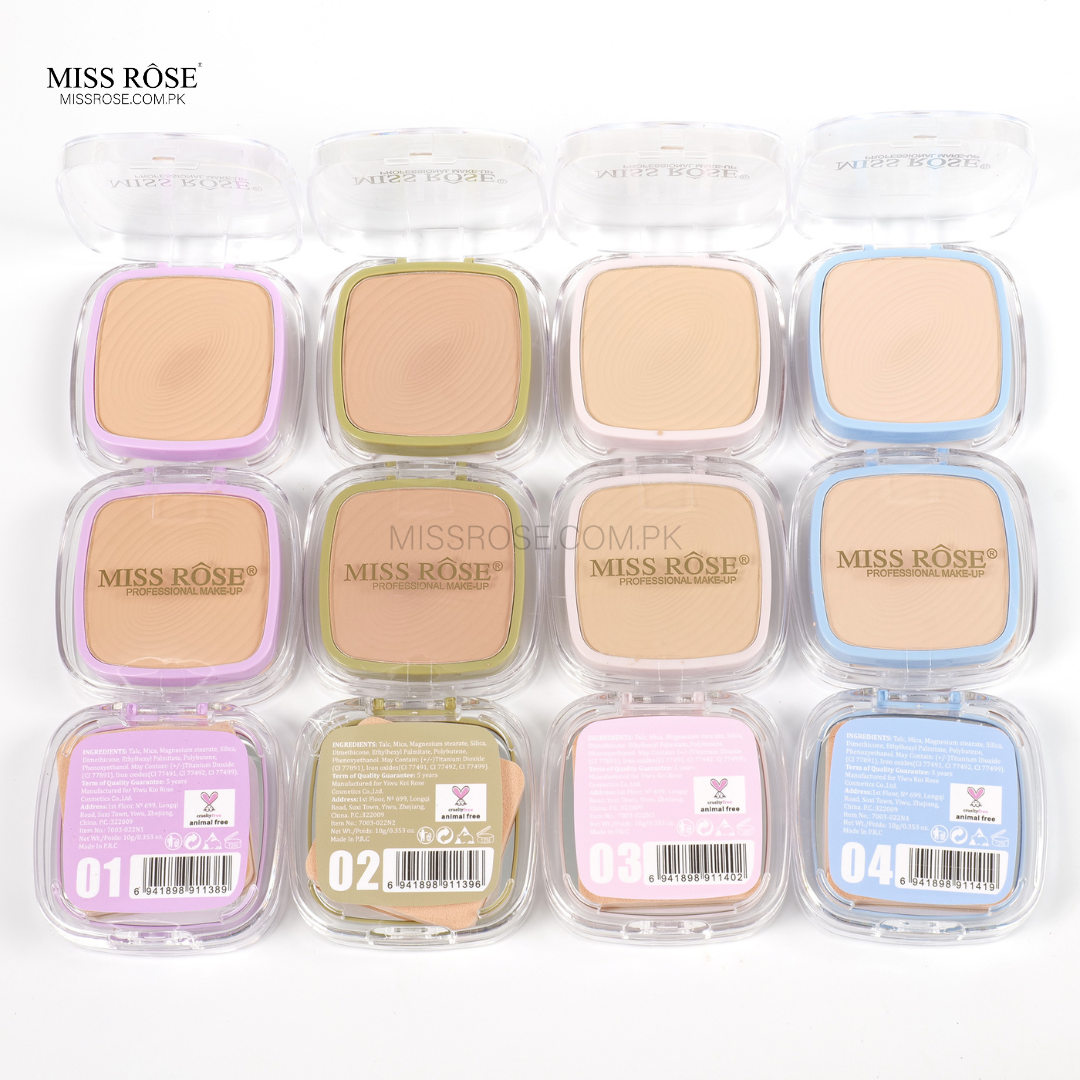 Miss Rose Compact Powder (Gold packing) - Miss Rose Com Pk