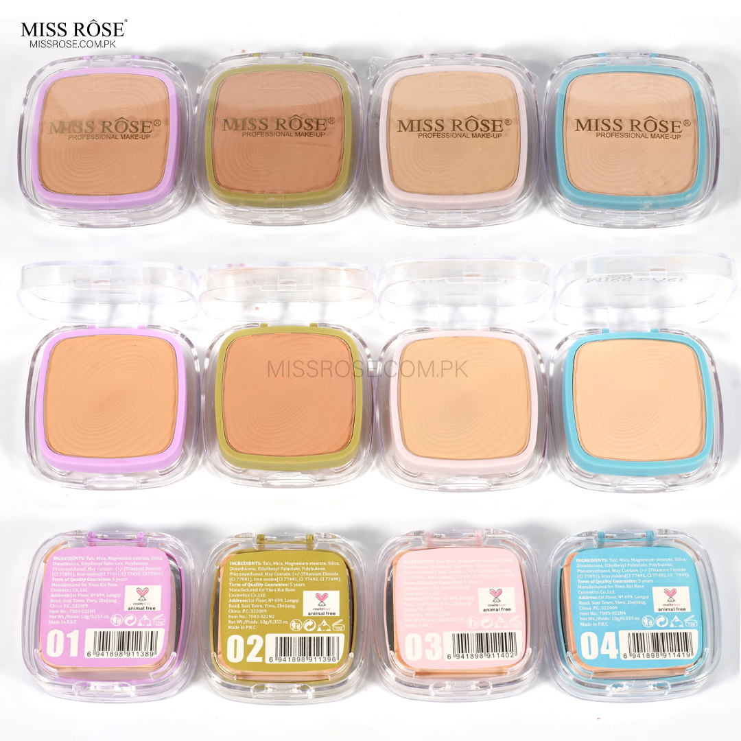 Miss Rose Compact Powder (Gold packing) - Miss Rose Com Pk