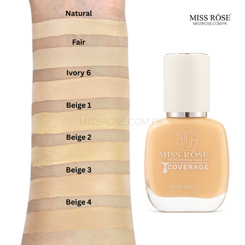 Miss Rose High Coverage Foundation - Miss Rose Com Pk