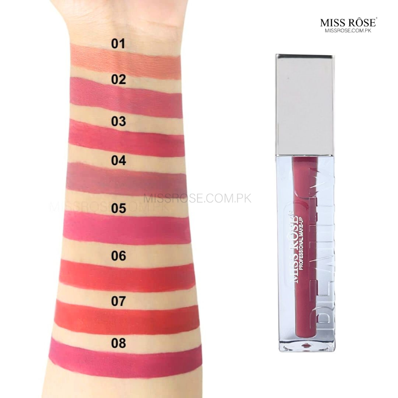 Miss Rose Beauty Bloom Lip Gloss - Miss Rose Com Pk