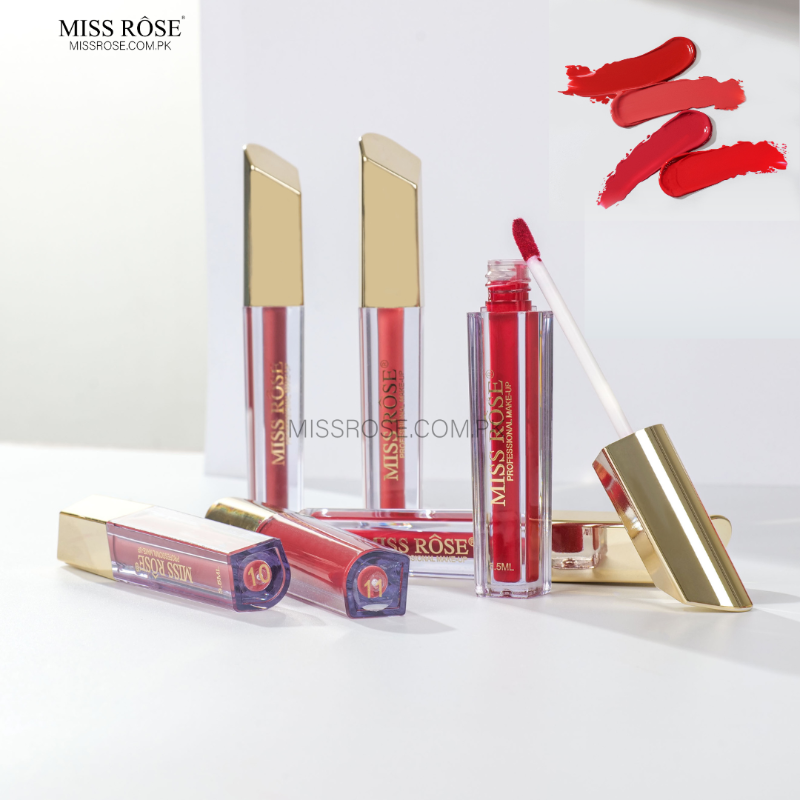 Miss Rose Princess Fan Crystal Lip Gloss - Miss Rose Com Pk